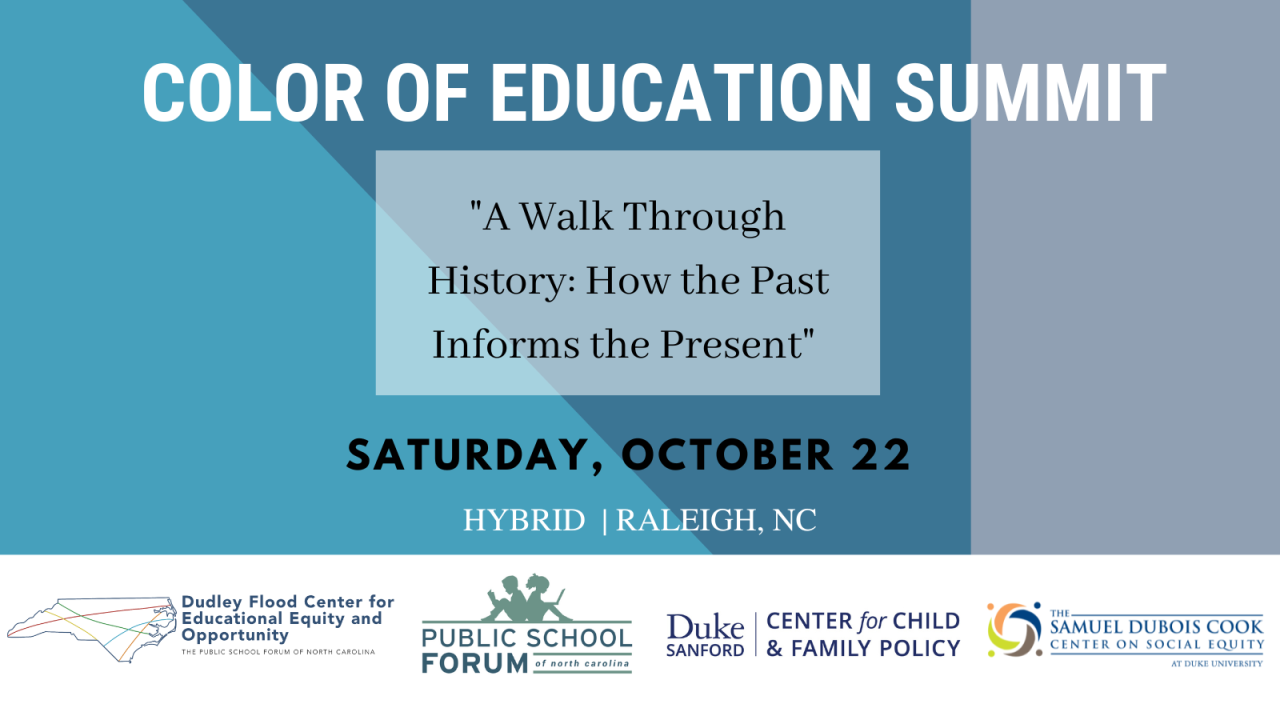 Color of Education 2022 - Public School Forum