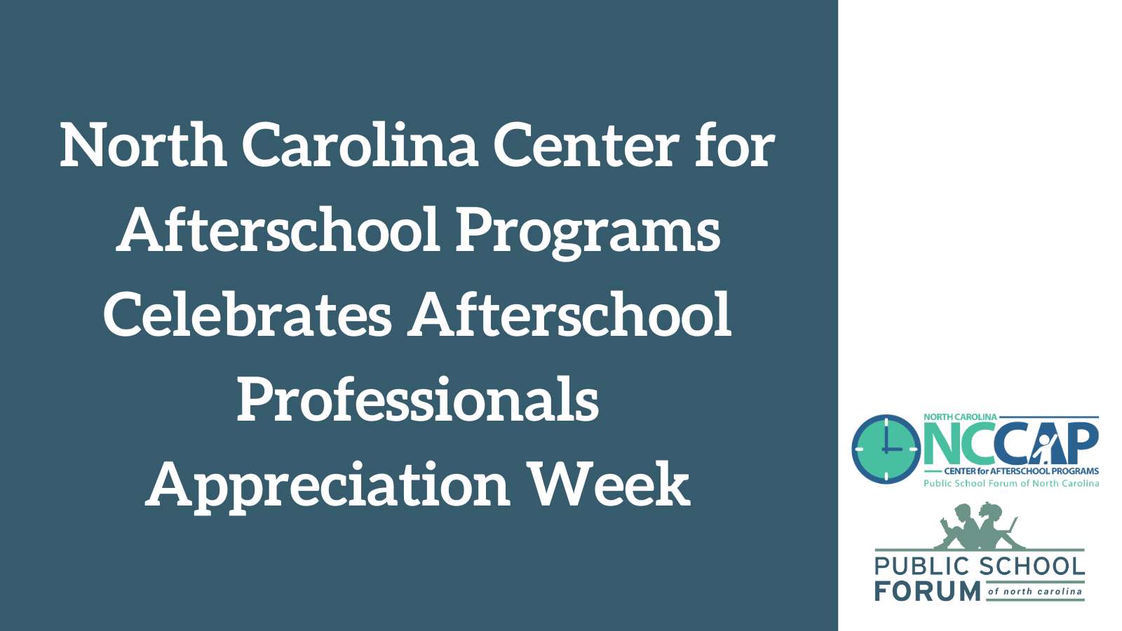 North Carolina Center for Afterschool Programs Celebrates Afterschool ...