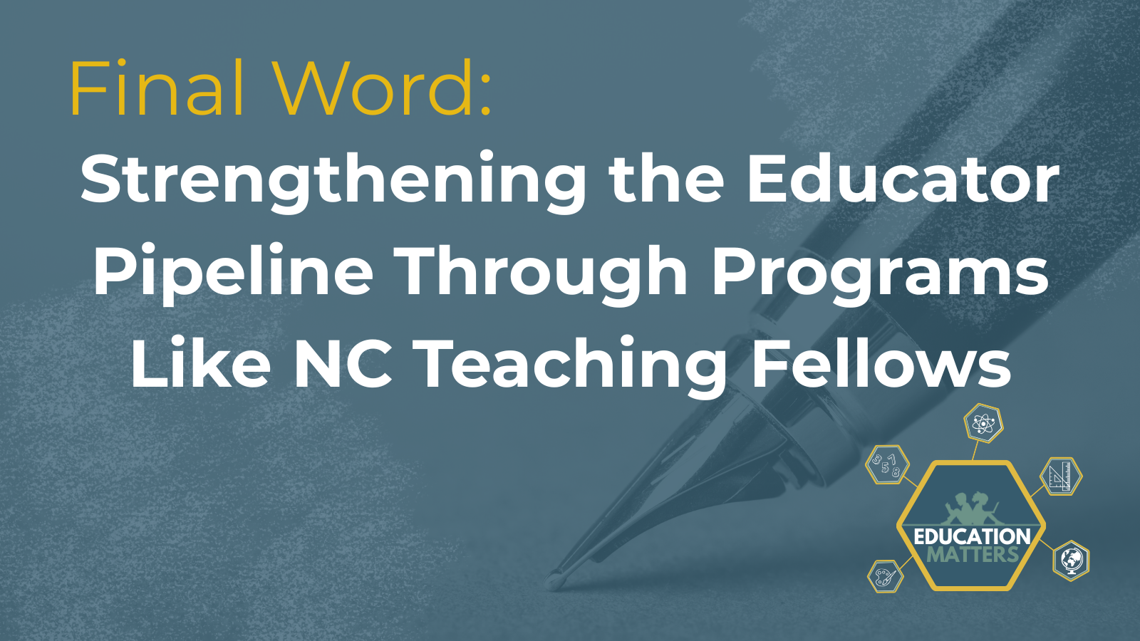 Strengthening the Educator Pipeline Through Programs Like NC Teaching ...