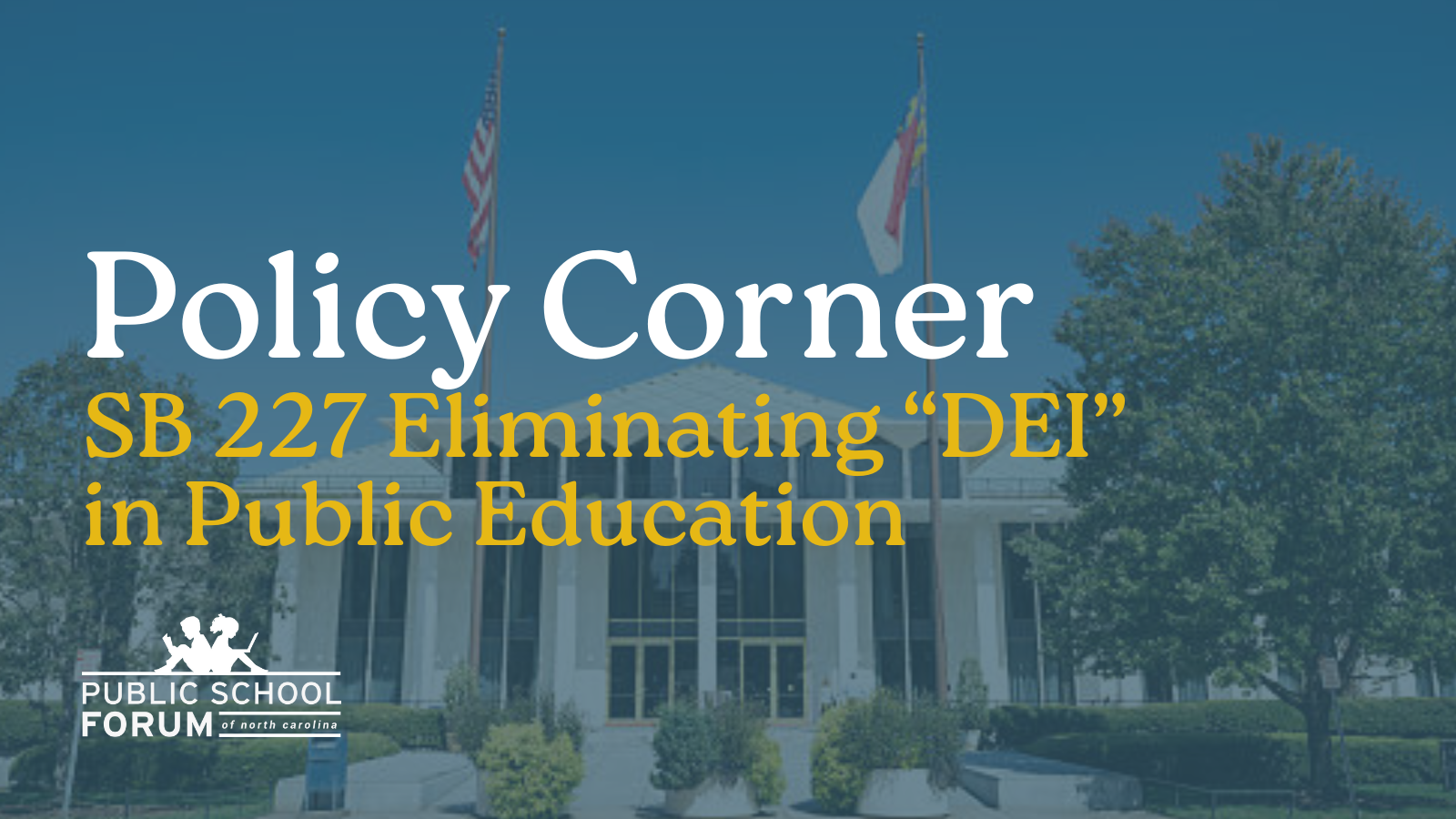 SB 227 Eliminating “DEI” in Public Education - Public School Forum